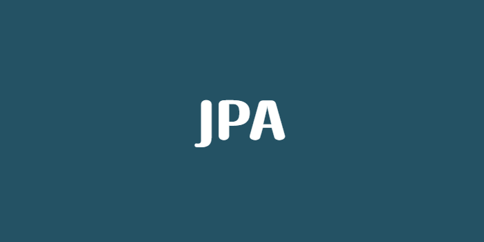 JPA 기본 정리