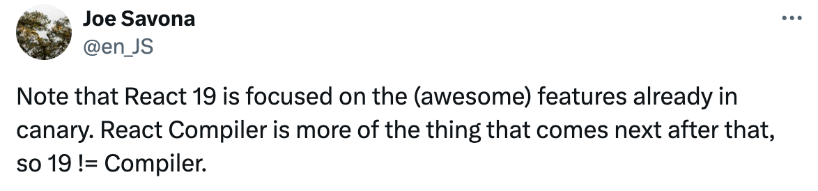 [번역] React Compiler & React 19 - forget about memoization soon?