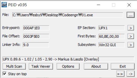 [CodeEngn]Advance RCE L01