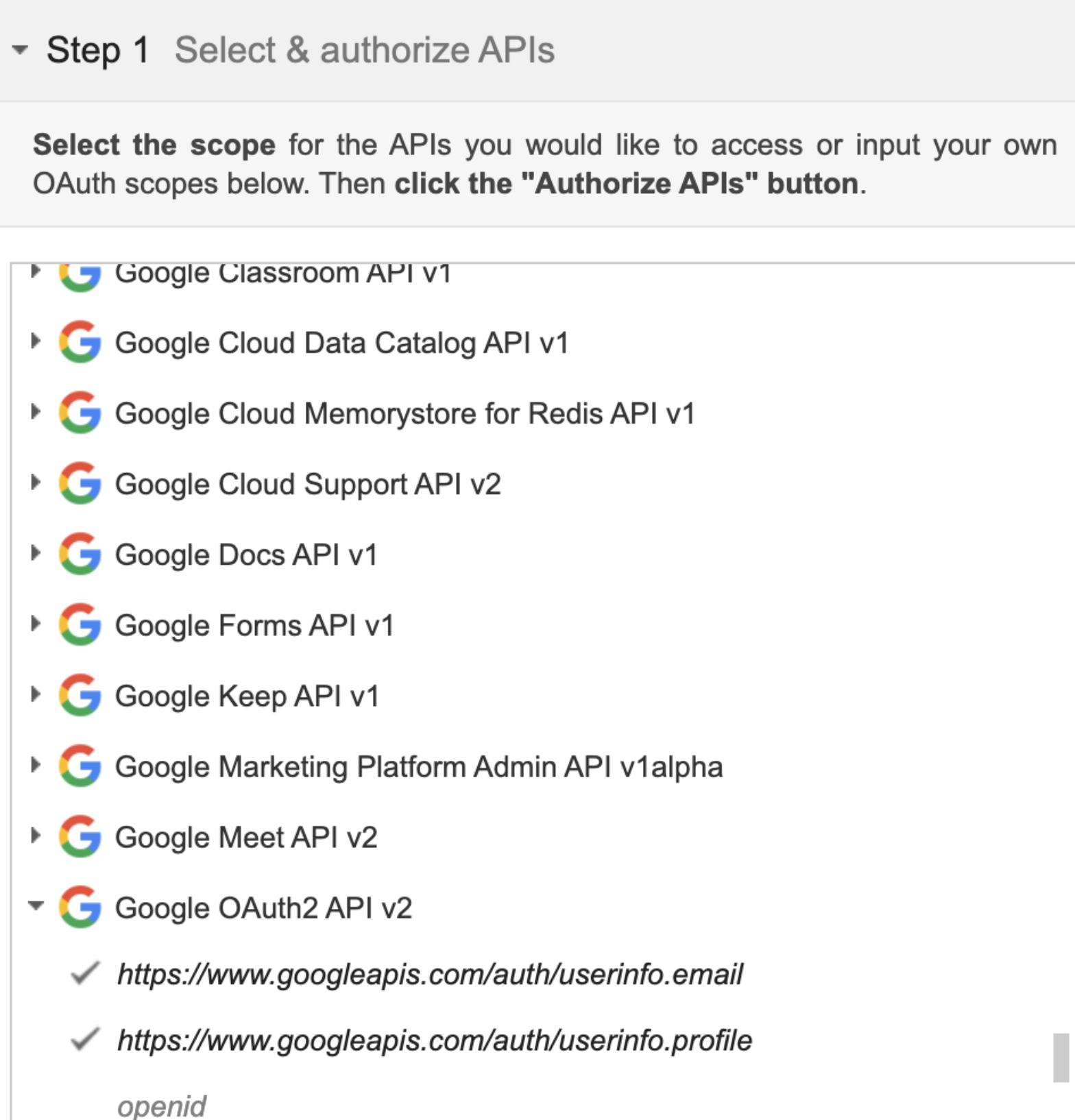 Google - OAuth