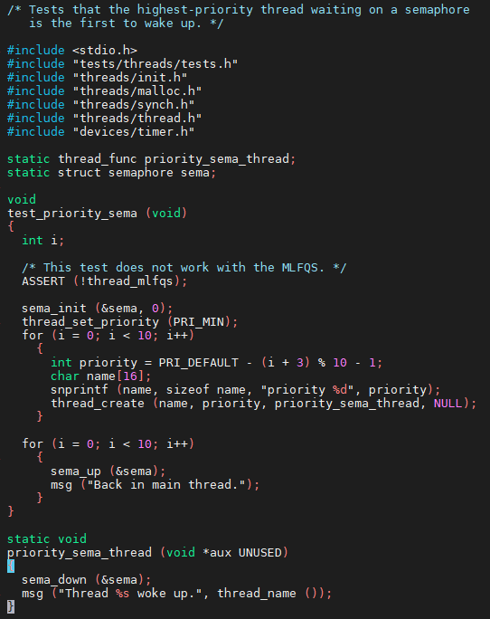 [Pintos] proj3 threads