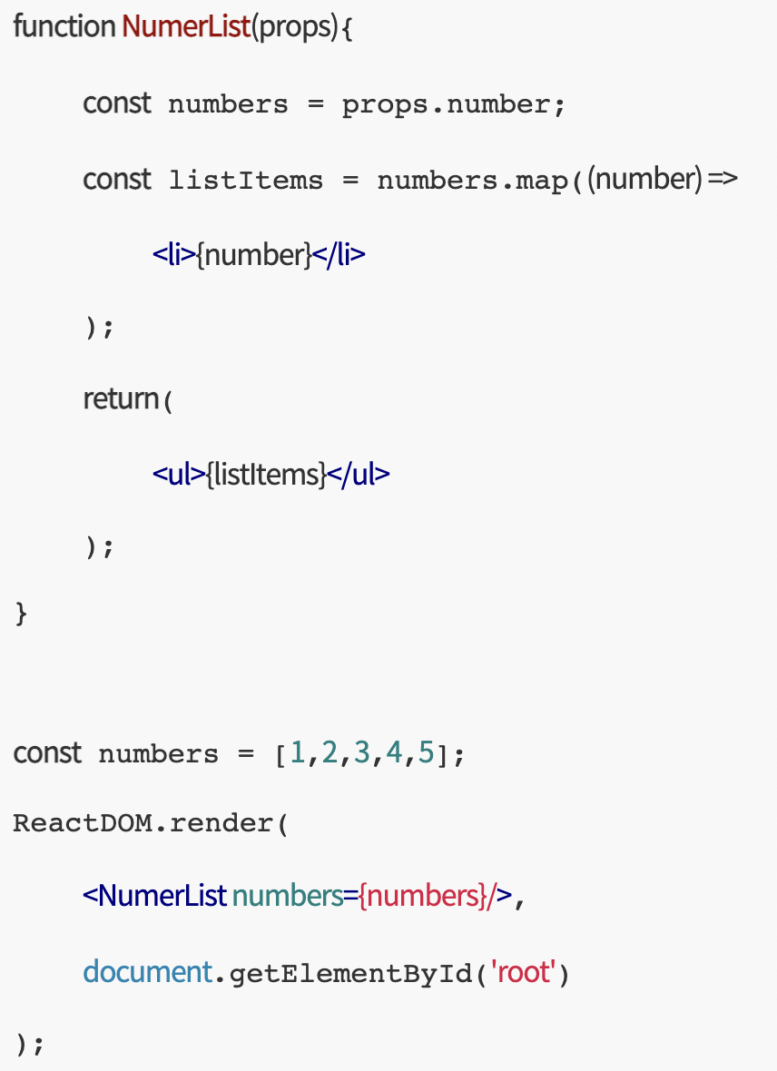 [React][Inflearn] 8. List And Key