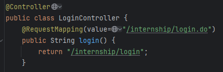 #1 [인턴십] login controller
