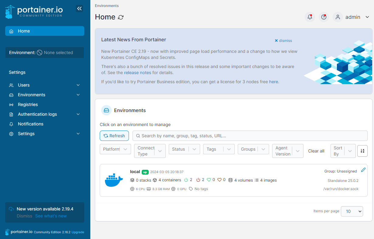 [Docker]Portainer 설치 및 사용
