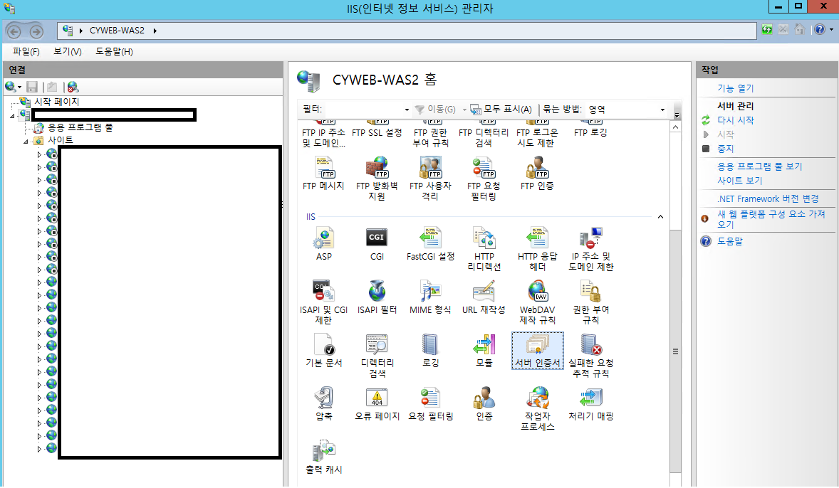 [IIS] SSL 인증서 갱신