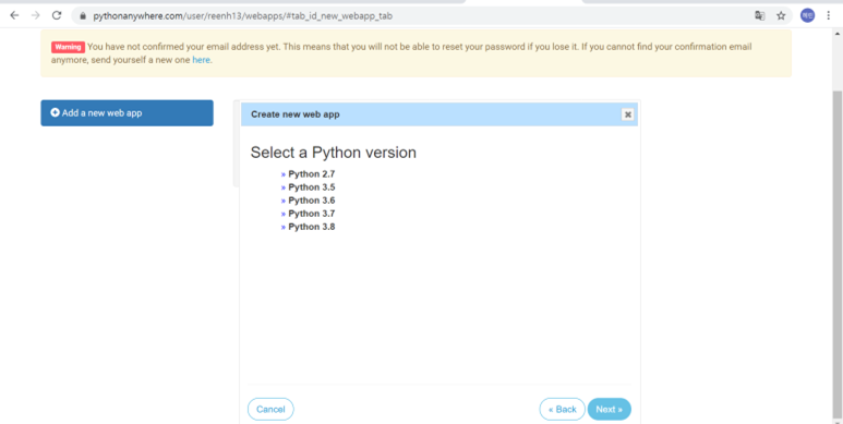 Django 프로젝트 pythonanywhere에 배포하기
