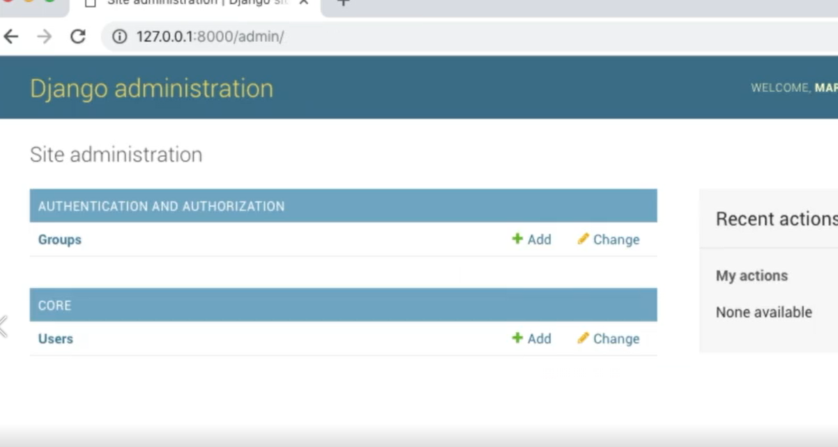 [django | admin] Build a Backend REST API - 21