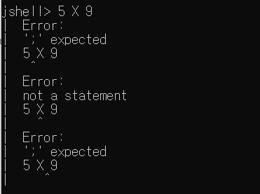 섹션3-구구단표를 활용한 Jshell 자바 프로그래밍 소개