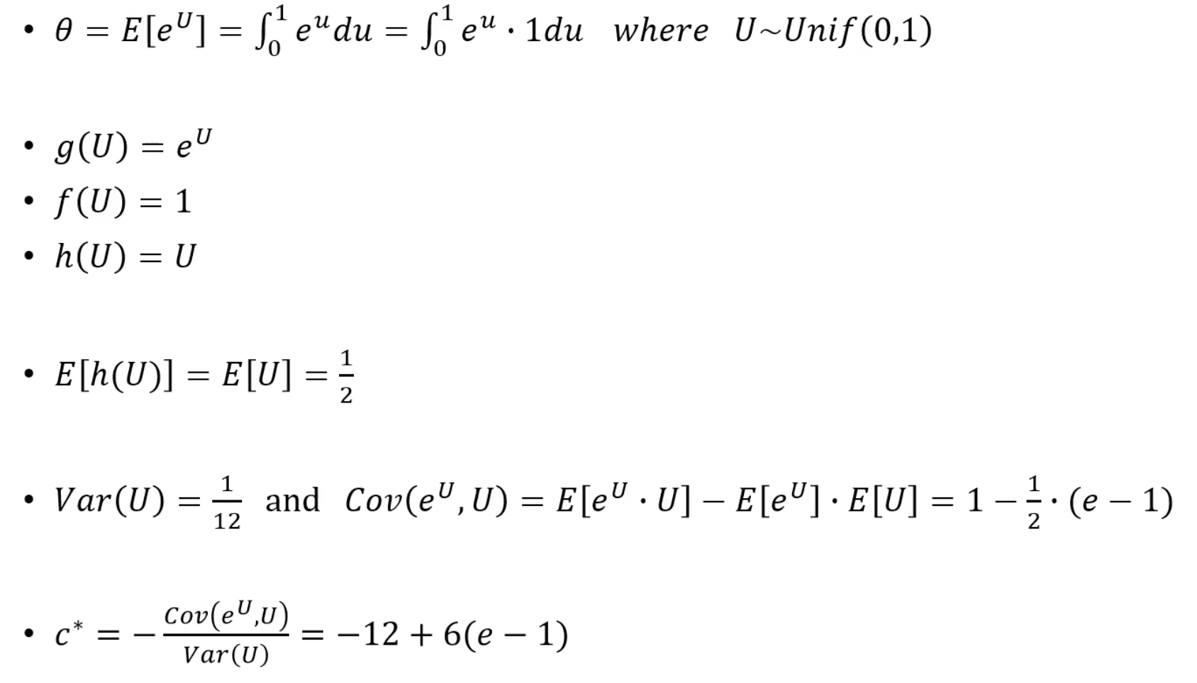 Monte Carlo Integration & Variance Reduction