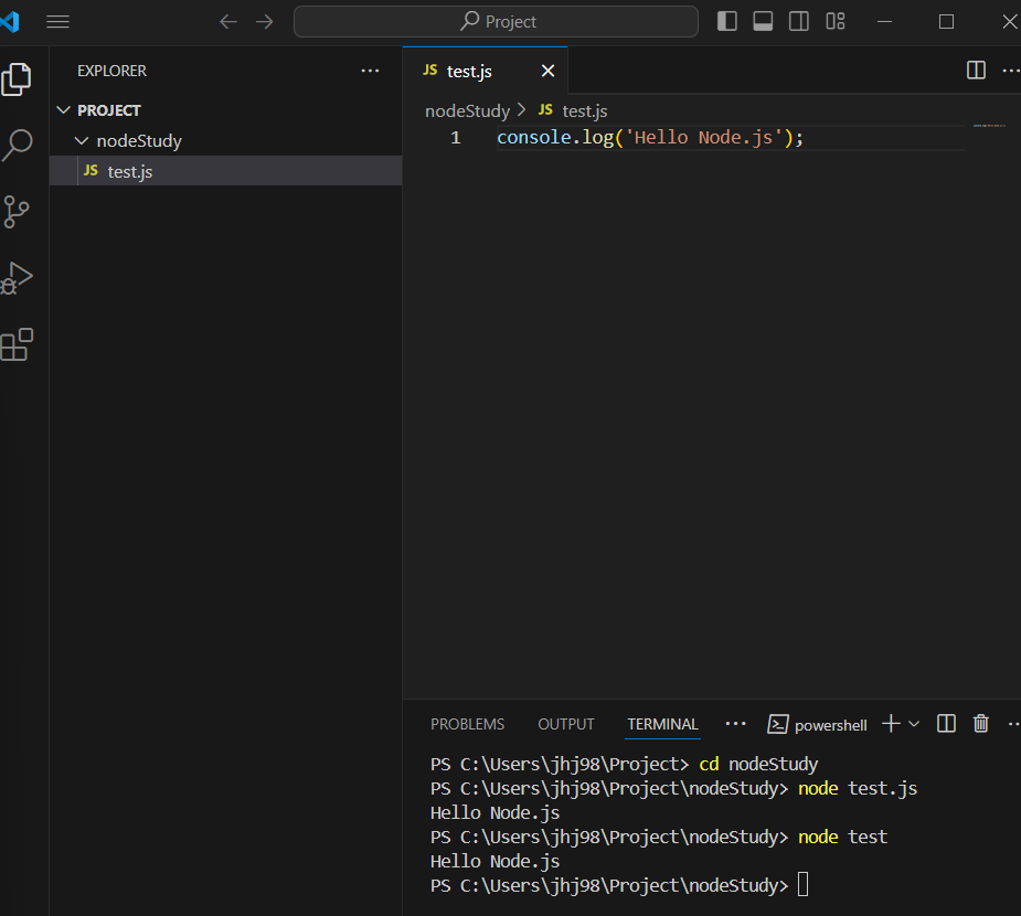 [Node.js]시작하기