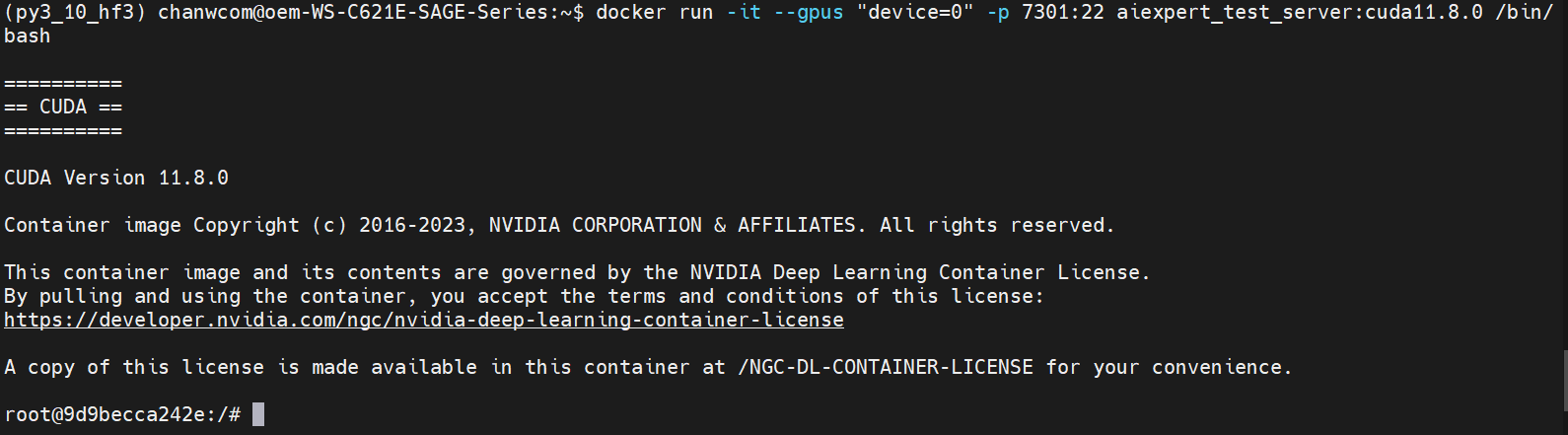 [DL Environment] Docker에서 딥러닝 환경 구축 후, 배포하기
