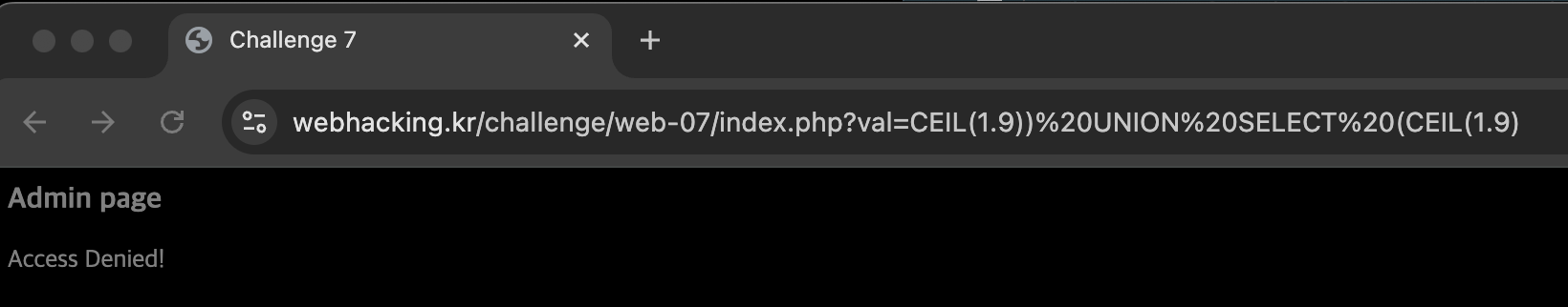 [WebhackingKr] old-7