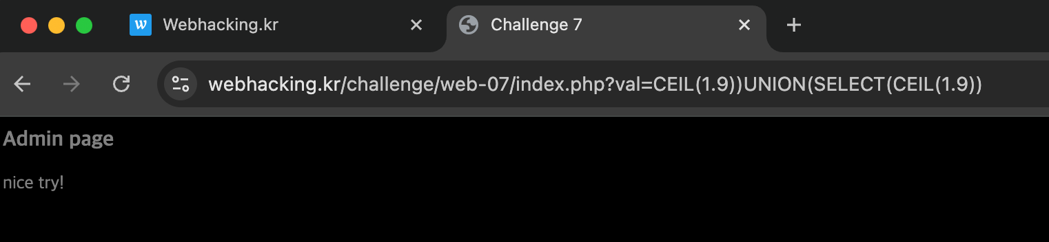 [WebhackingKr] old-7