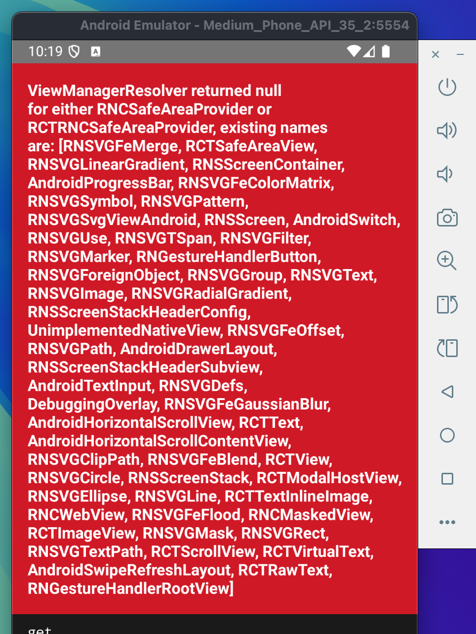 React Native Viewmanagerresolver Returned Null 해결방법