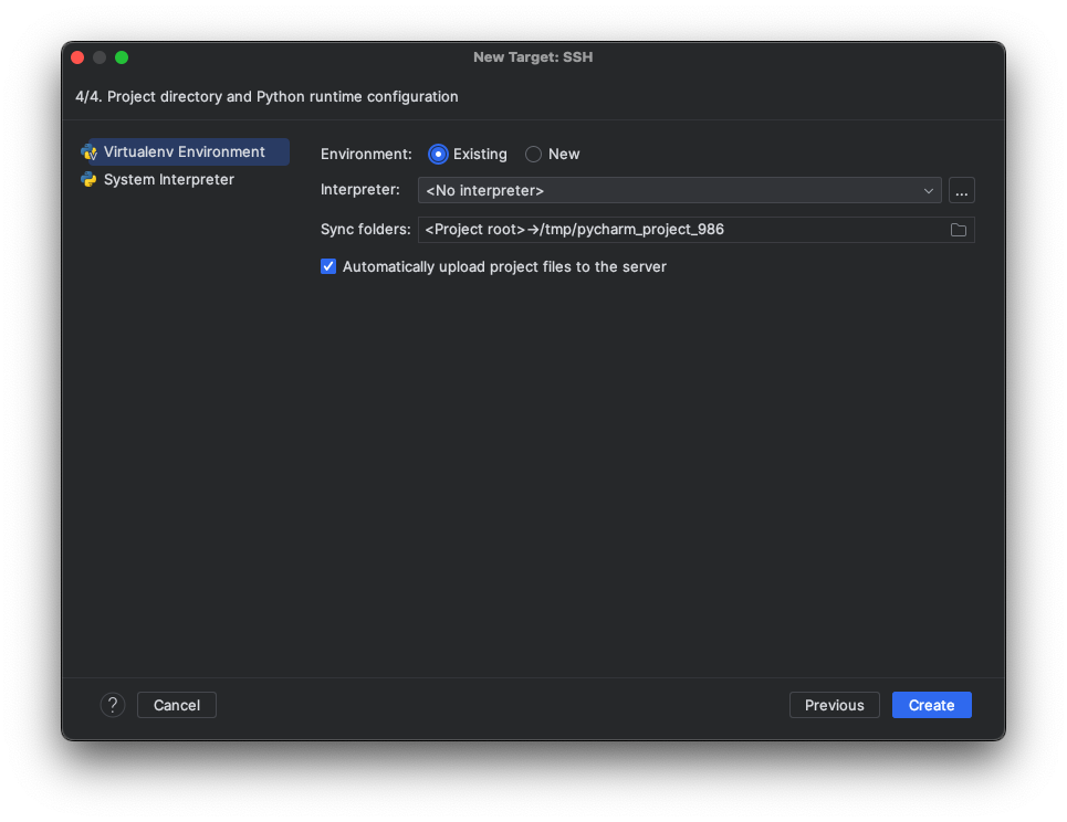 Pycharm with Remote Server | 원격 가상환경, 원격서버 사용