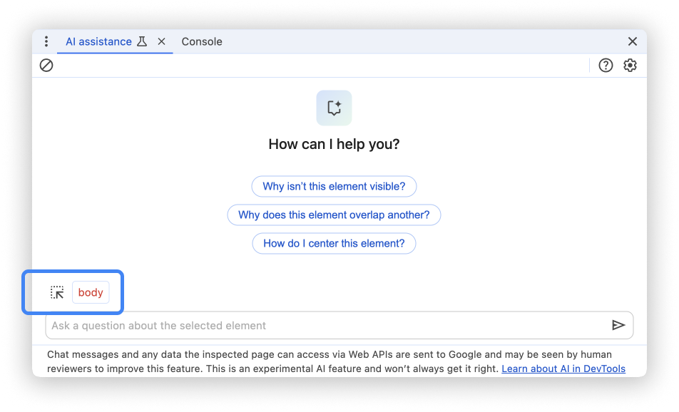 Chrome DevTools AI Assistant 주요 기능 소개