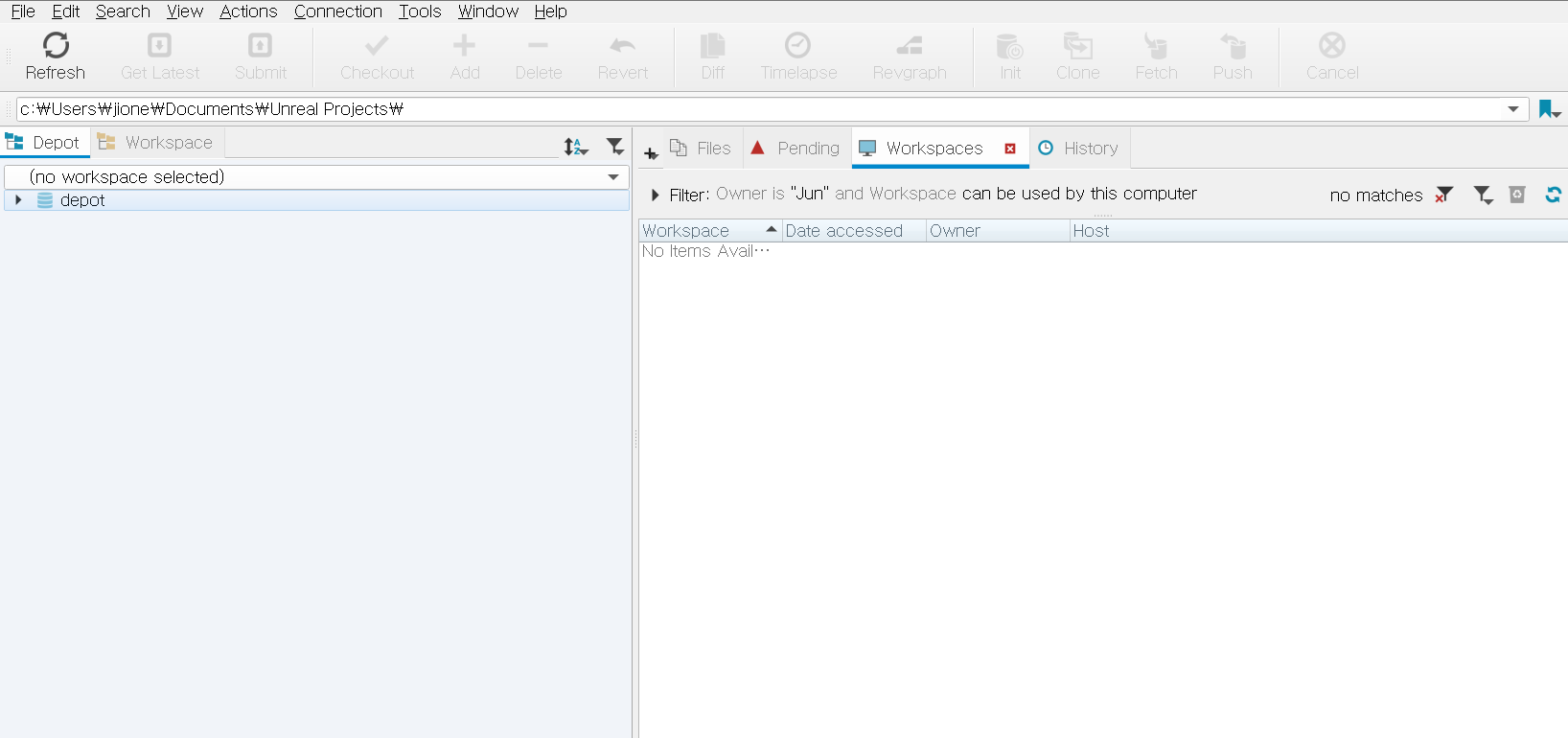 [Unreal Engine] Perforce Client(P4V) 세팅하기