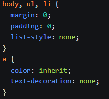 CSS (ul, ol, li)
