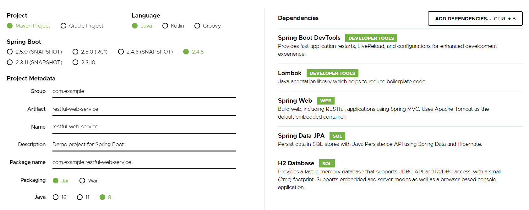 인프런 Spring Boot를 이용한 Restful Web Services 개발 Spring Boot로 개발하는 Restful Service