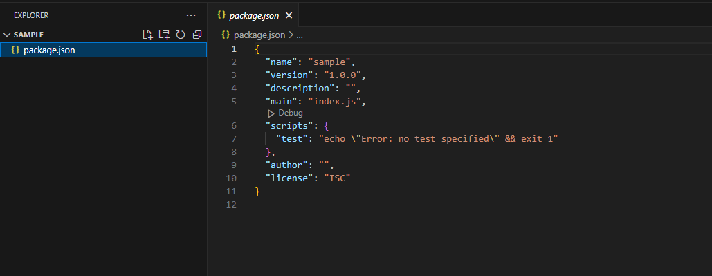 [실습/TIL] nodejs 샘플 프로젝트 만들기 & scripts 간단 실습