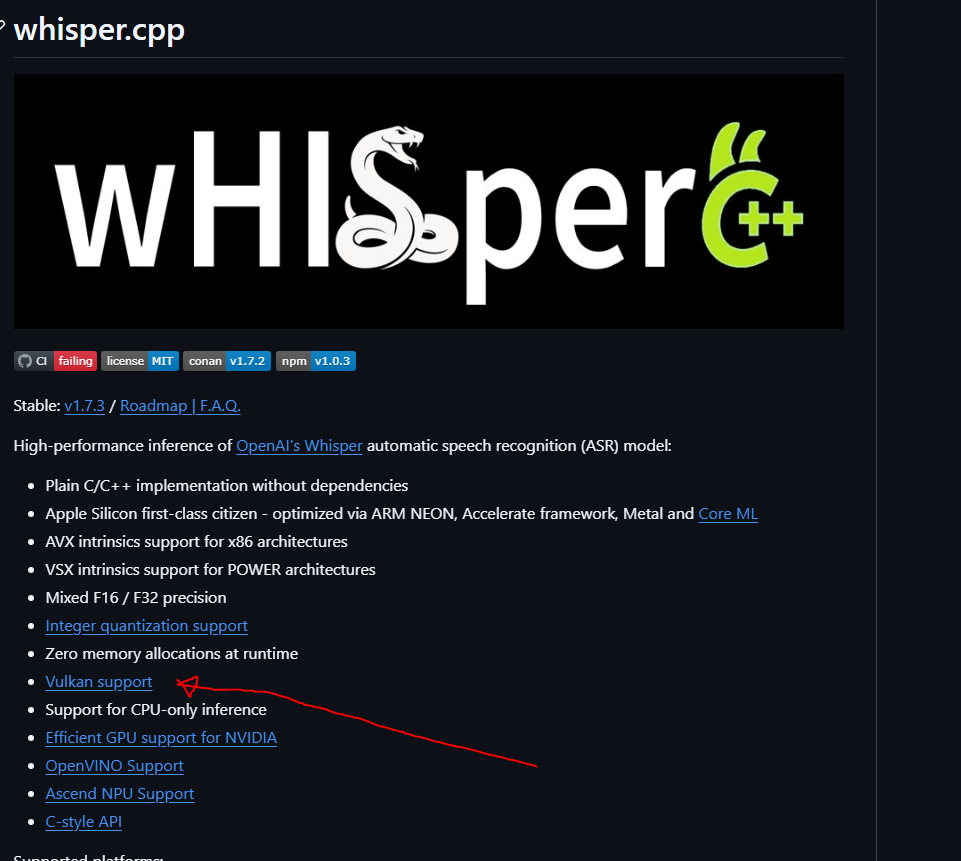 Raspberry Pi 5에서 GPU로 Whisper/TTS 돌리기 - 2. Whisper.cpp / NCNN 시도(and 삽질)