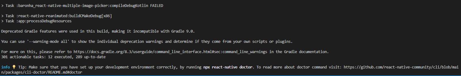 이슈) baronha_react-native-multiple-image-picker:compileDebugKotlin FAILED