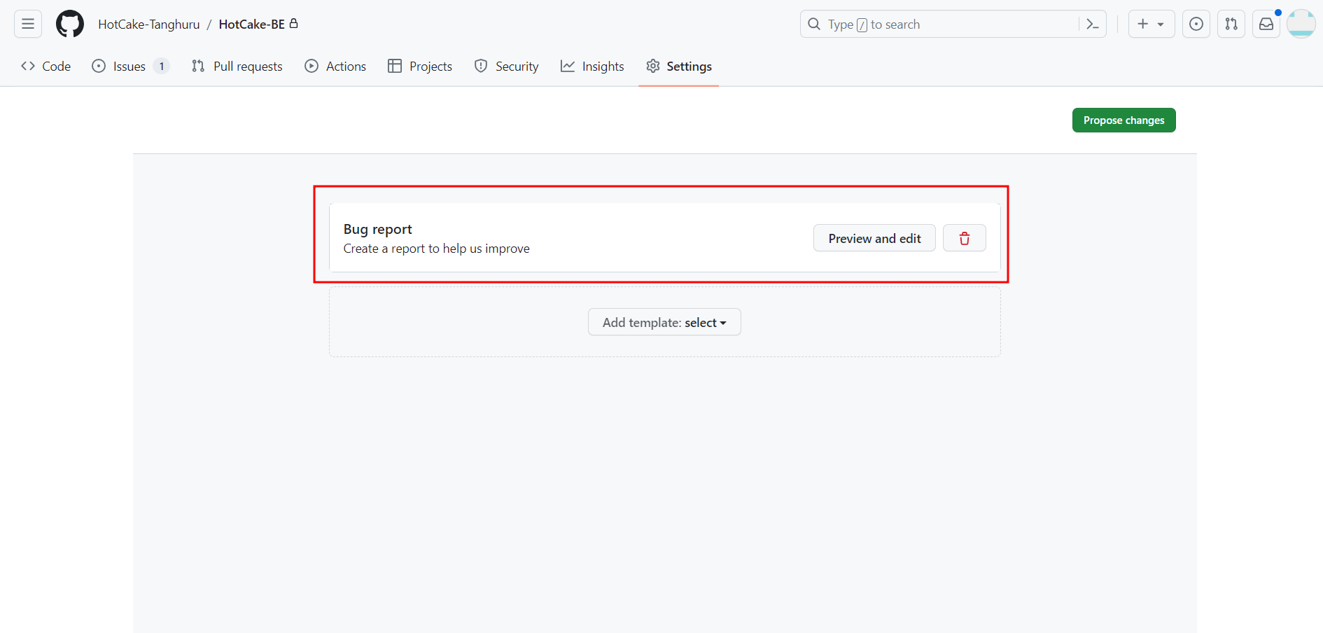 Github Issue Templates 
