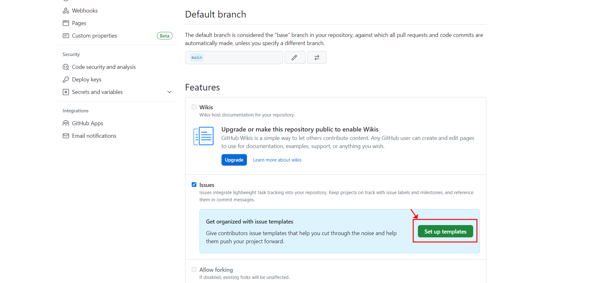 Github Issue Templates 
