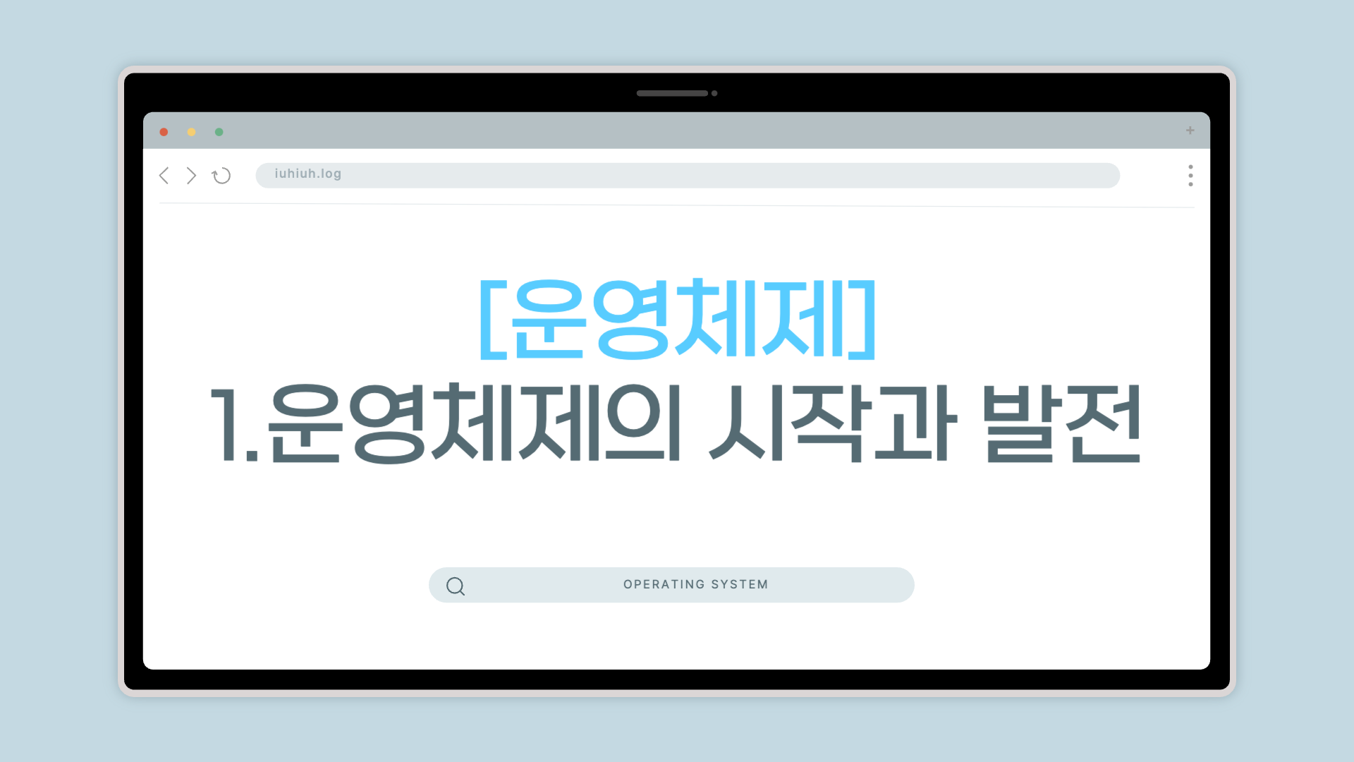 시리즈 | 운영체제 - iuhiuh.log