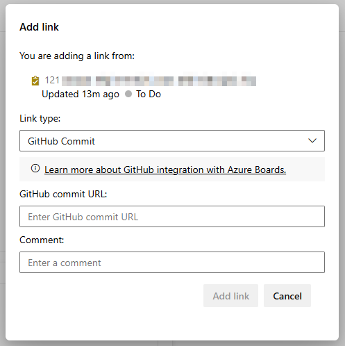 Azure DevOps GitHub Commit 수동 연결 방법