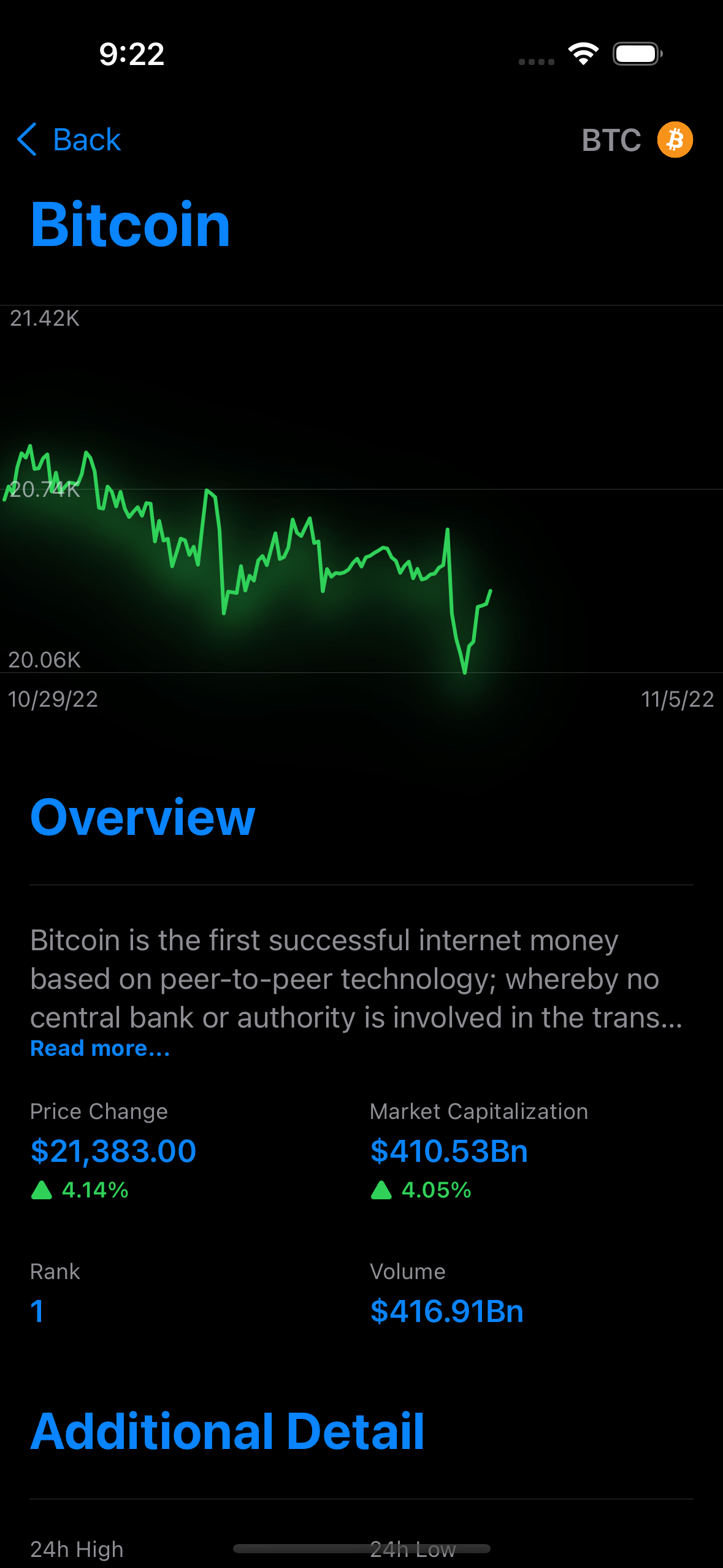  SwiftUI CryptoApp Color Scheme