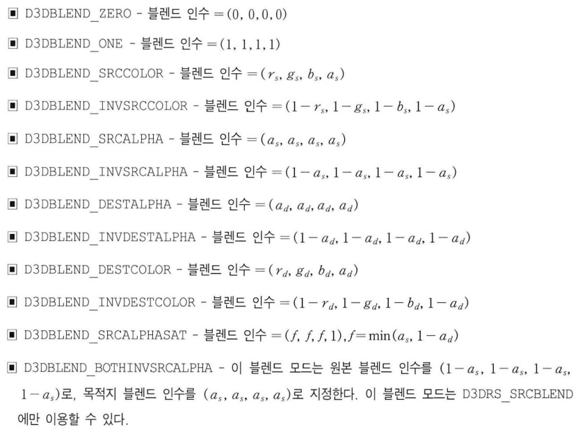 DX9을 이용한 3D Game 프로그래밍 입문 - Part.2 Direct3D 기초 7장