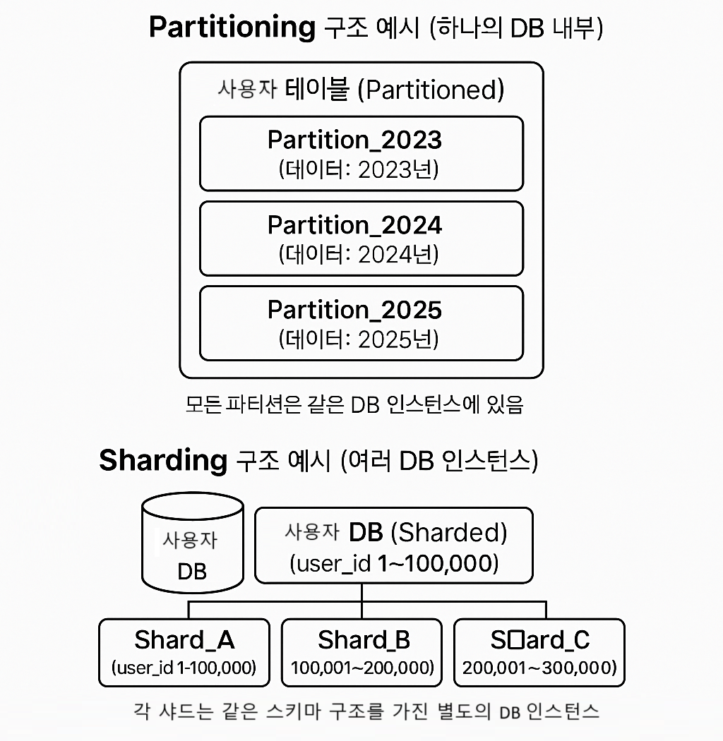 📘 Partitioning & Sharding 정리