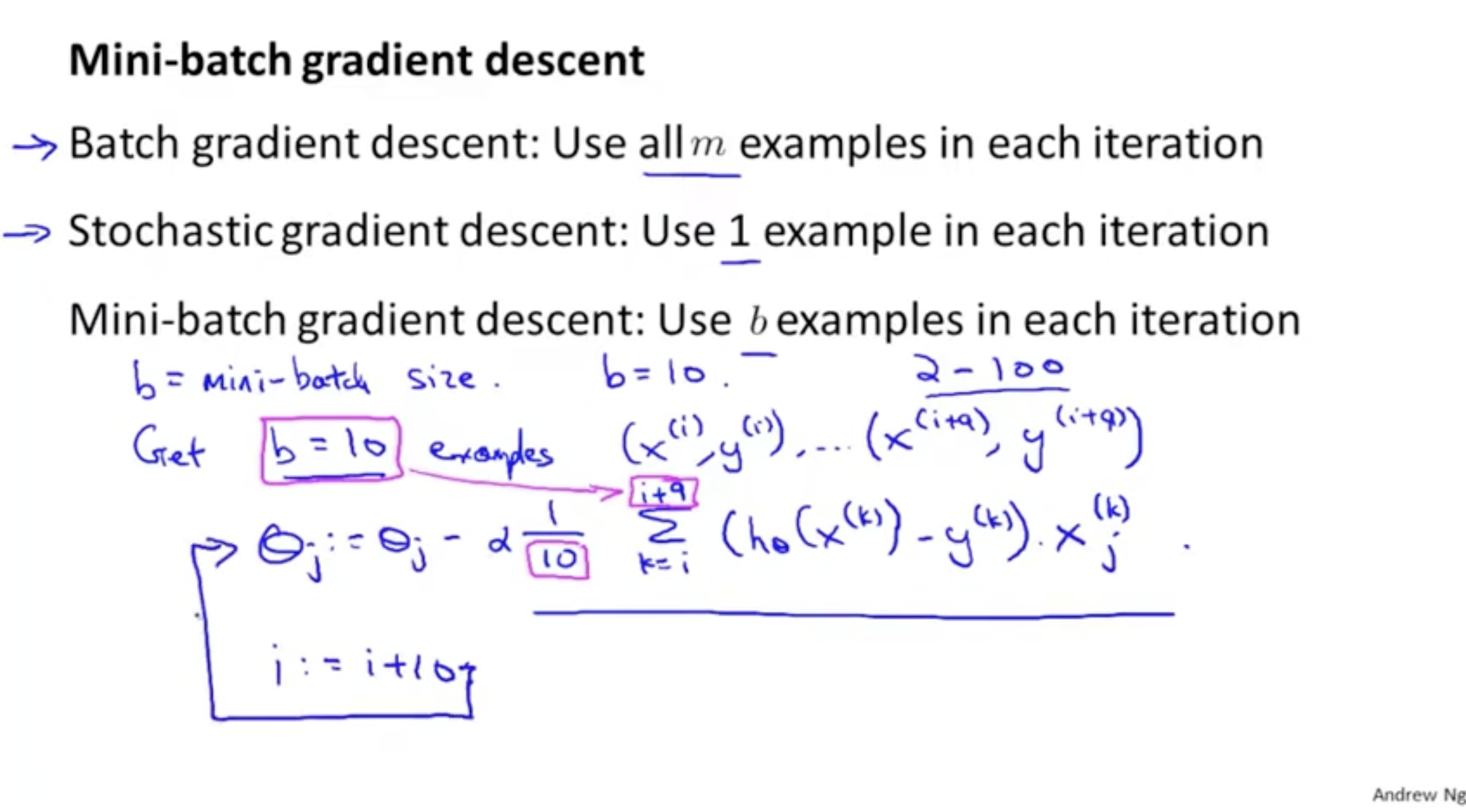 [머신러닝] Lecture 17 Large Scale Machine Learning