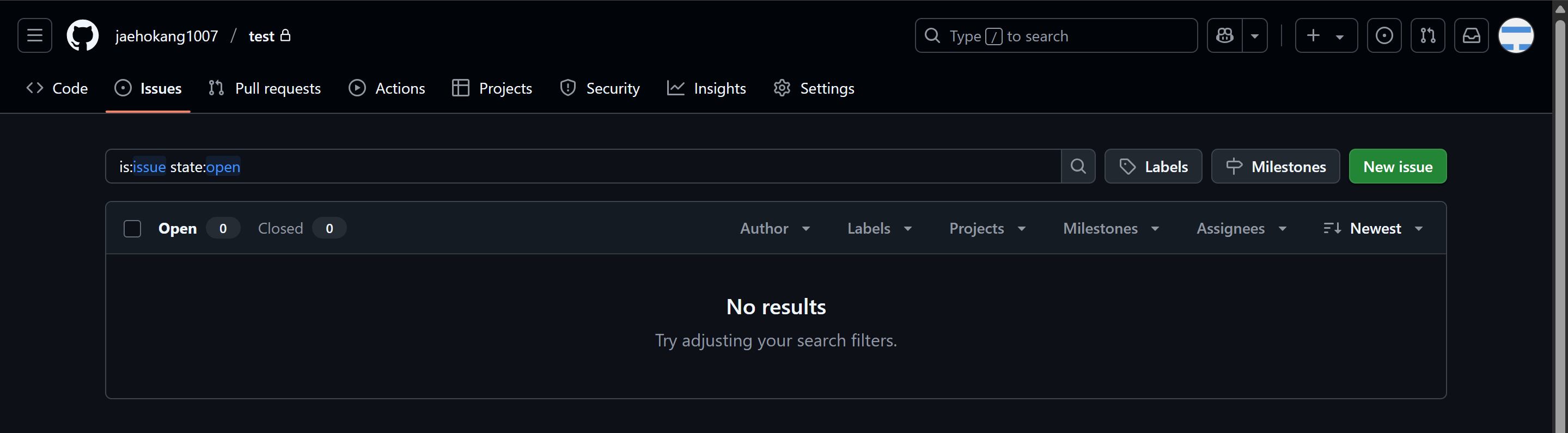 [Git Hub] Issue, Project, Milestone