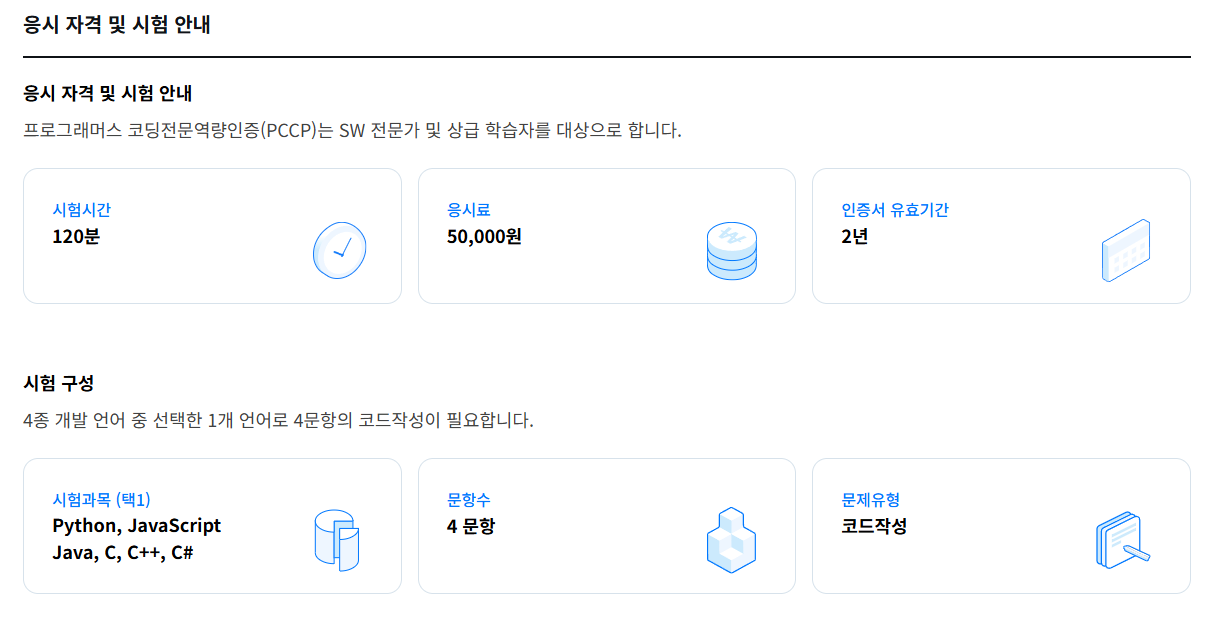 PCCP(프로그래머스 코딩전문역량인증) 자격증 취득 후기(Java, Lv3)