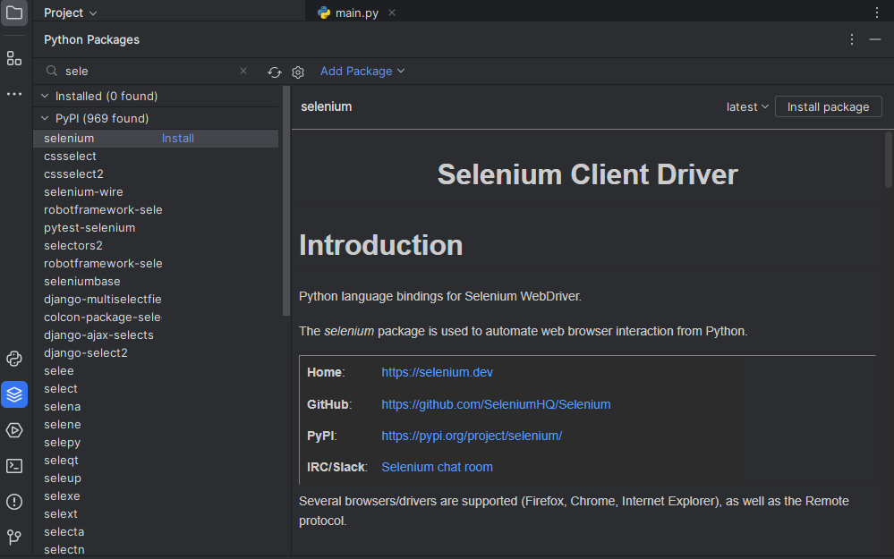 Testing Python And Selenium 웹 자동화 테스트 구현