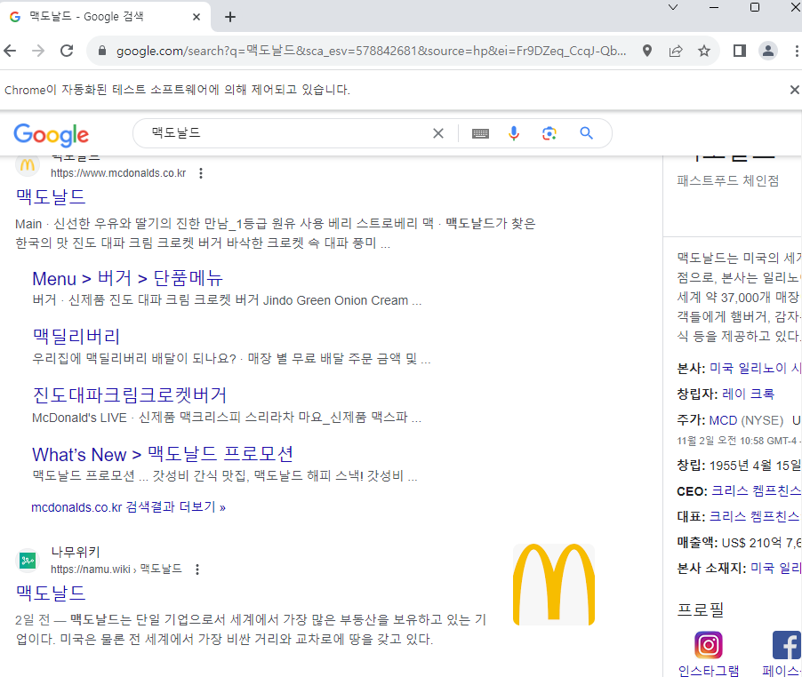 Testing Python And Selenium 웹 자동화 테스트 구현
