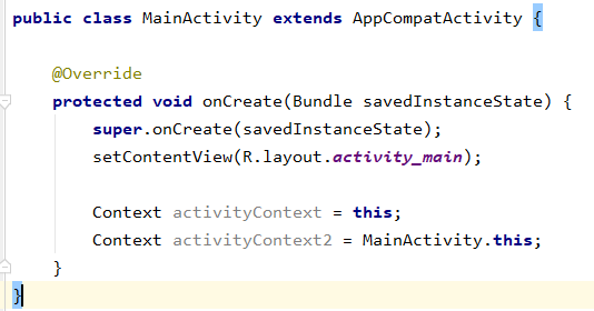 안드로이드 With Java #14 Context