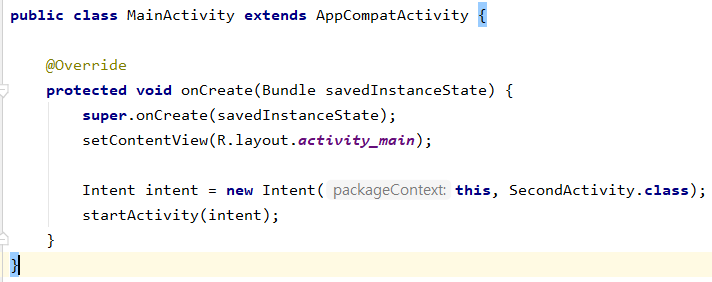 안드로이드 With Java #10 Intent