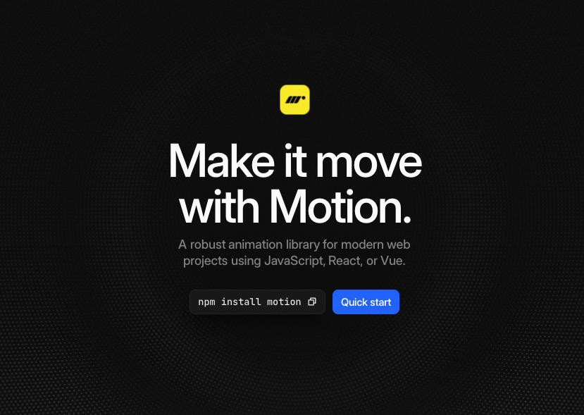 Framer-motion를 사용한 애니메이션 효과