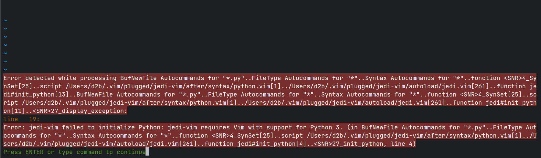 Vim으로 Python 코딩하기