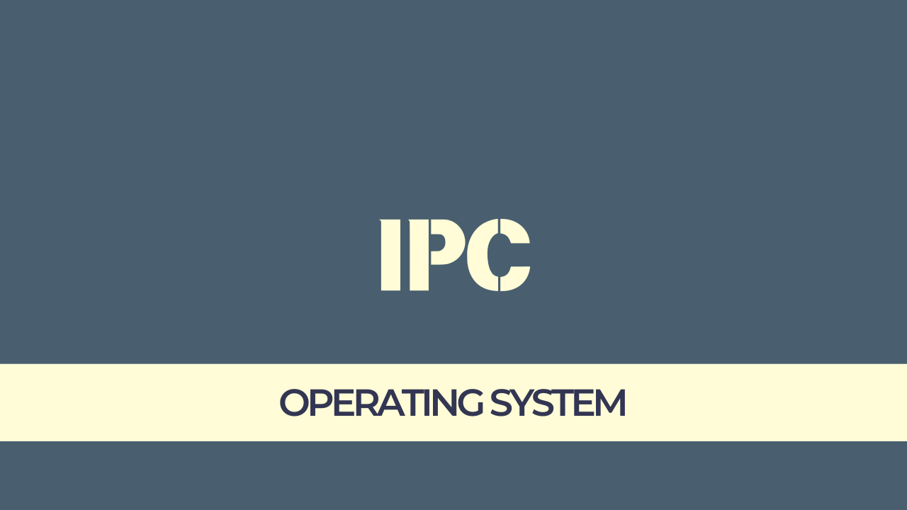 [운영체제] IPC(Inter Process Communication)
