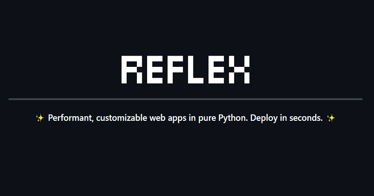 [Rx] reflex, python으로 frontend와 backend 웹 개발하기