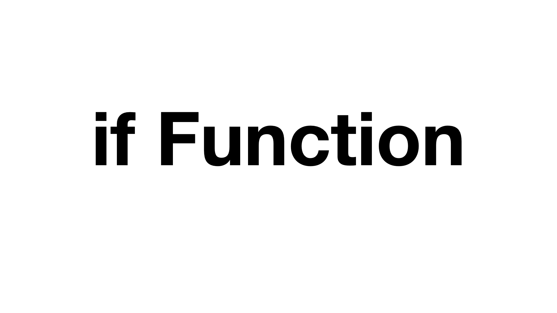 If TIL JavaScript 