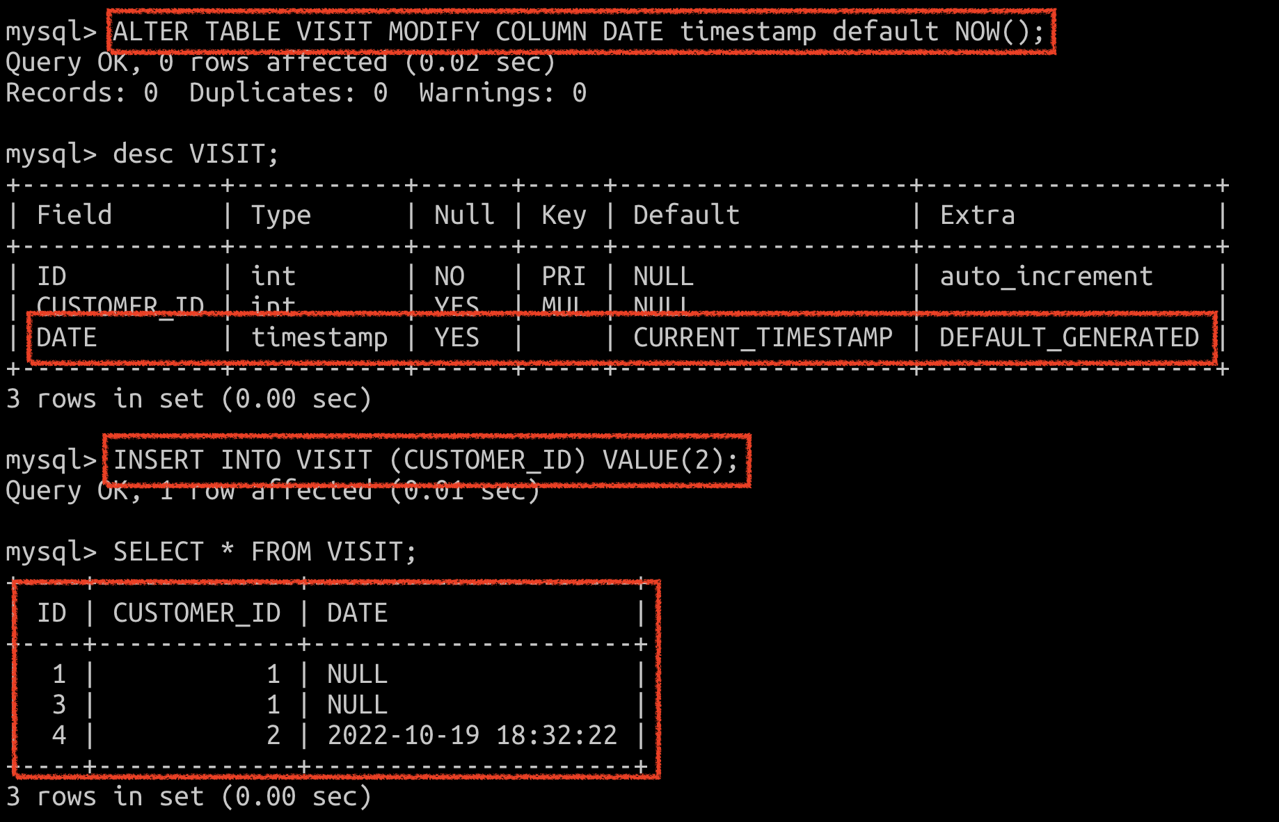  TIL MySQL TIMESTAMP Vs DATETIME