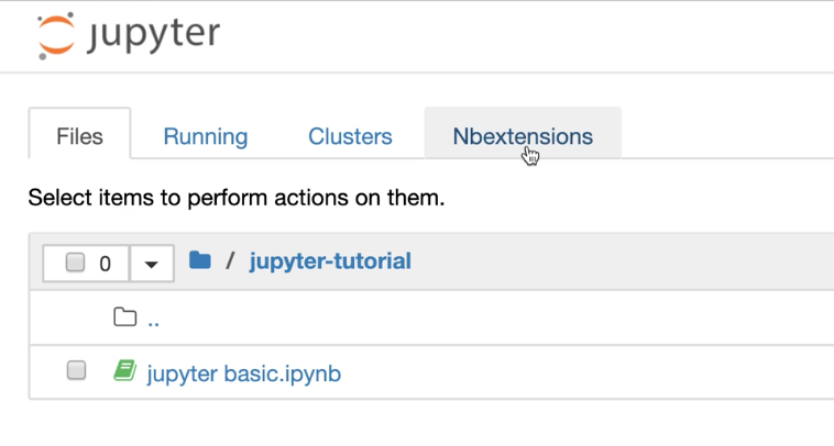 주피터 노트북 Nbextensions로 목차 정리하기