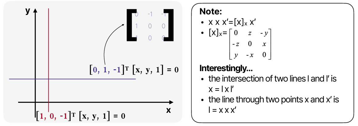 Homogeneous Coordinates and 2D Homography