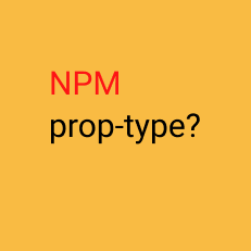 React / prop-type?