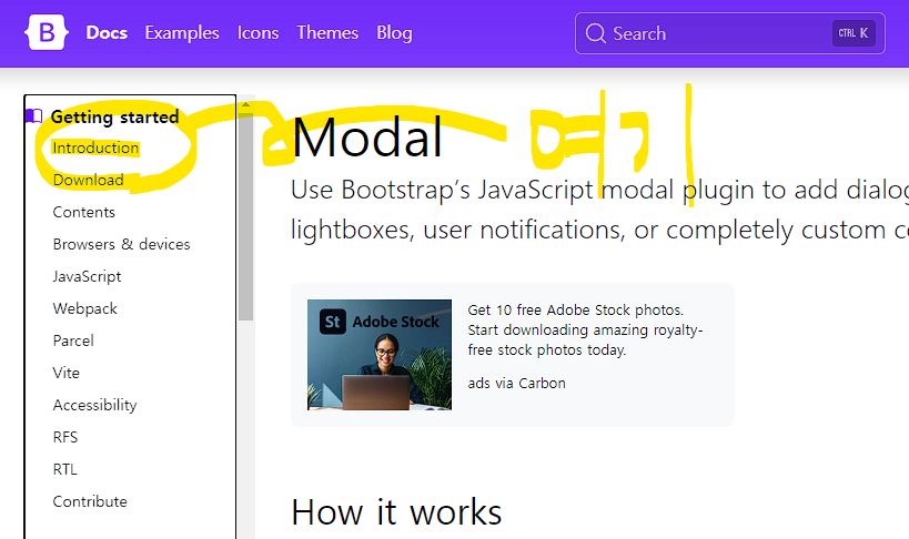 [BootStrap5.3.2] 부트스트랩 연결 및 기본사용 방법, 모달 사용하기